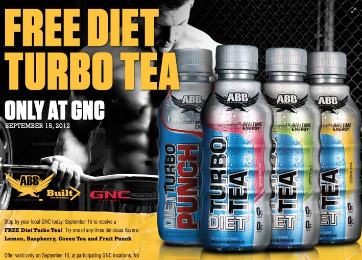Free Diet Turbo Tea at GNC Stores (9/15)