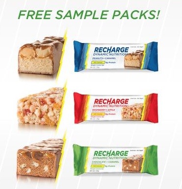 Free Recharge Bars Sample Pack