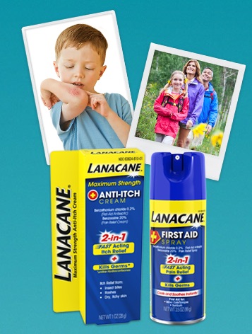 Free Lanacane Anti-Itch Cream or Lanacane First Aid Spray (Mail-in Rebate)