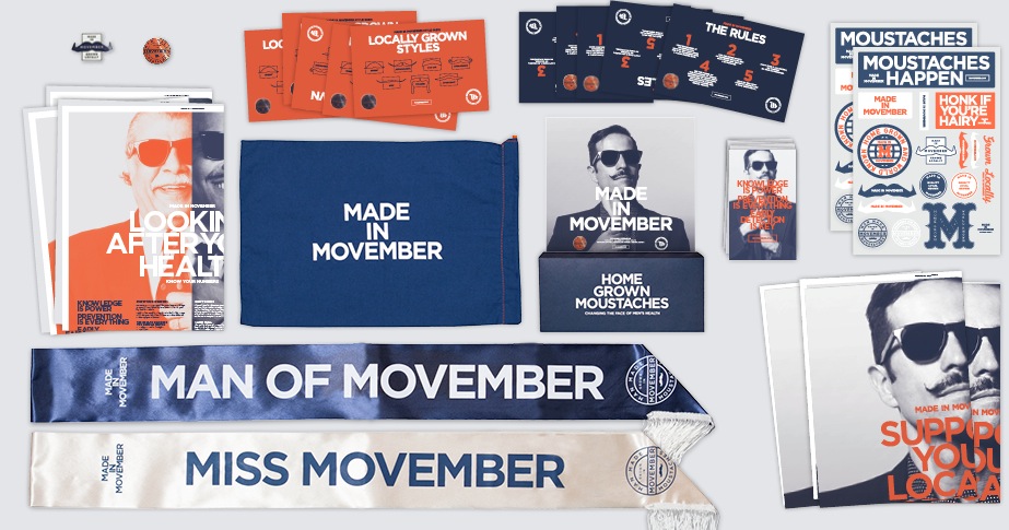 Free Made in Movember Event Kit