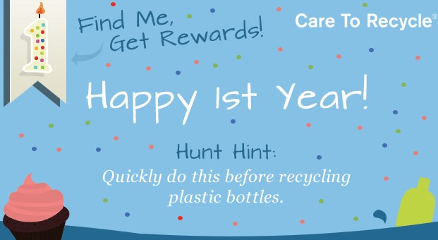 10 Free Recyclebank Points (Care to Recycle Scavenger)