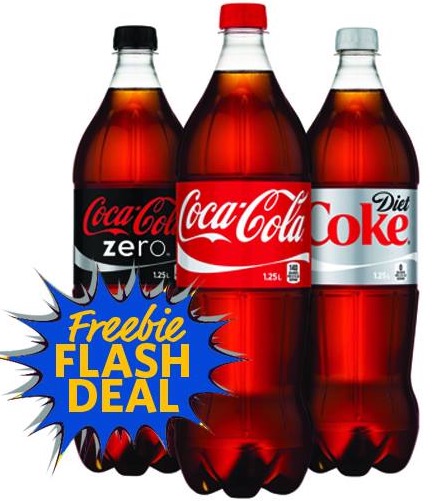 Free 1.25 Liter Coca-Cola at Food Lion