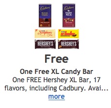Free XL Candy Bar at Ralphs (Fb)