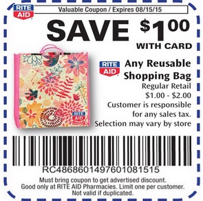 Free Reusable Shopping Bag at Rite Aid