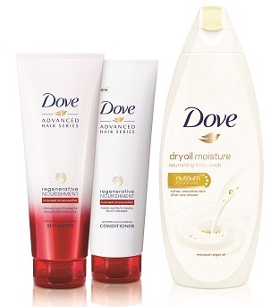 Free Dove Body Wash, Shampoo and Conditioner Samples for Rite Aid Shoppers