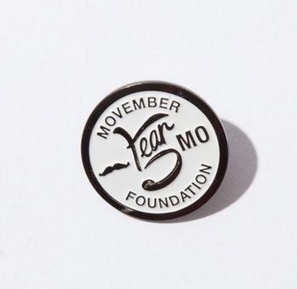Free Movember Foundation 5 Year Pin