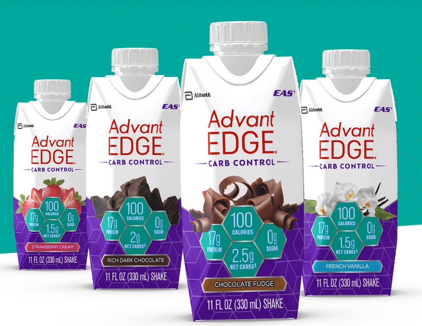 Free EAS AdvantEDGE Carb Control Shake Sample