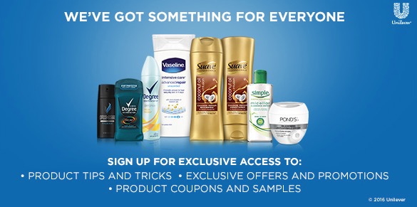 Free Product Samples From Unilever | ILFT.com