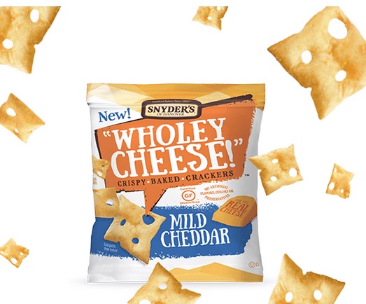 Free Wholey Cheese! Crackers Sample at Walmart