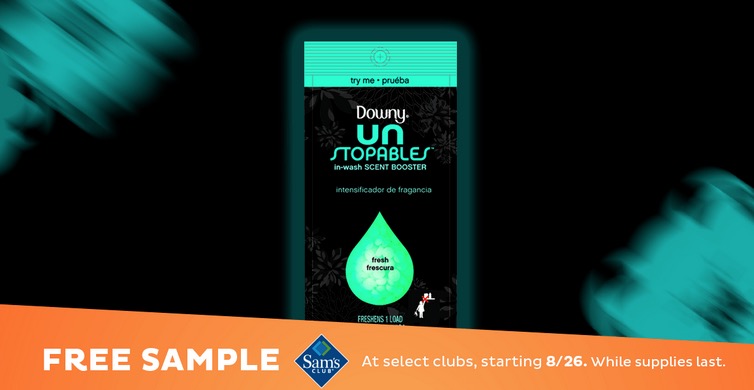 Free Downy Unstopables Sample at Sam’s Club | ILFT.com