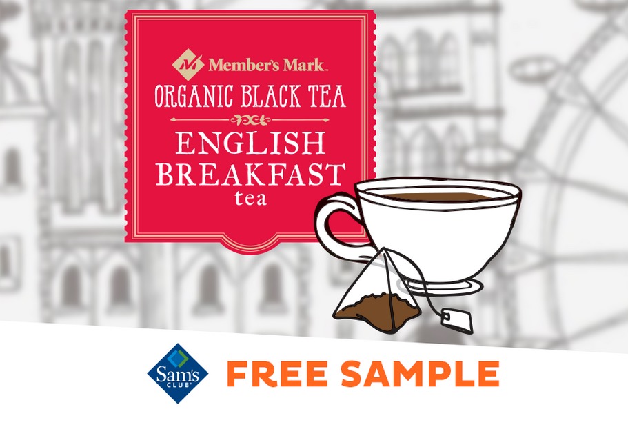 Free Member’s Mark Organic English Breakfast Tea Sample at Sam’s Club