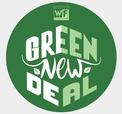 Free Green New Deal Sticker Form Working Families Party