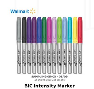 Free BIC Intensity Marker Sample at Walmart