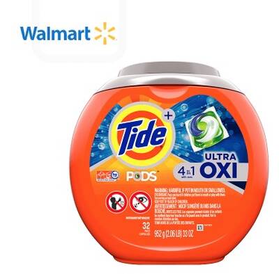 Free Tide Pods Oxi Sample at Walmart