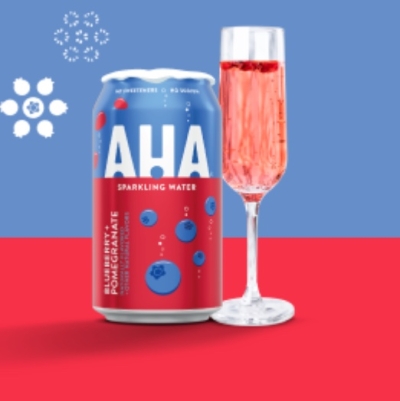 Free AHA Sparkling Water