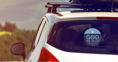 Free in God We Trust Window Decal