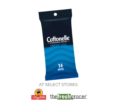 Free Cottonelle Wipes Samples at ShopRite