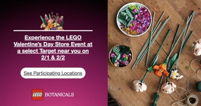 LEGO Valentine’s Event – Free Build! (2/1-2)