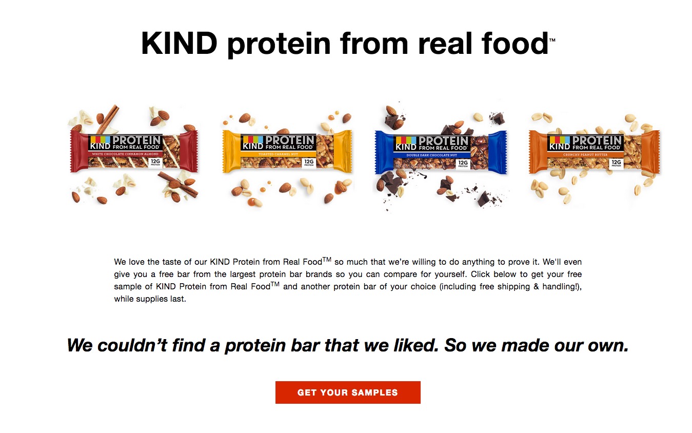 Free Kind Snack Bar Sample